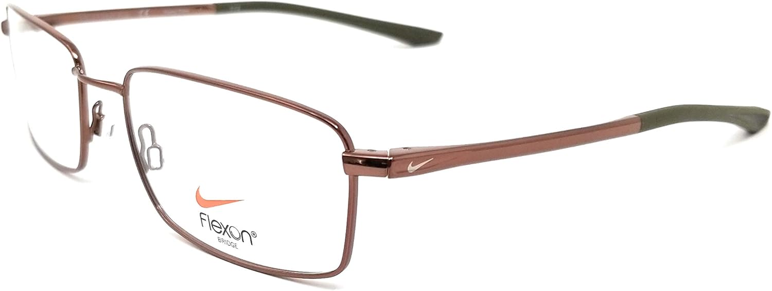 Nike Herren 4283 255 56 Brillengestelle, Braun (Walnut/Cargo Khaki ...