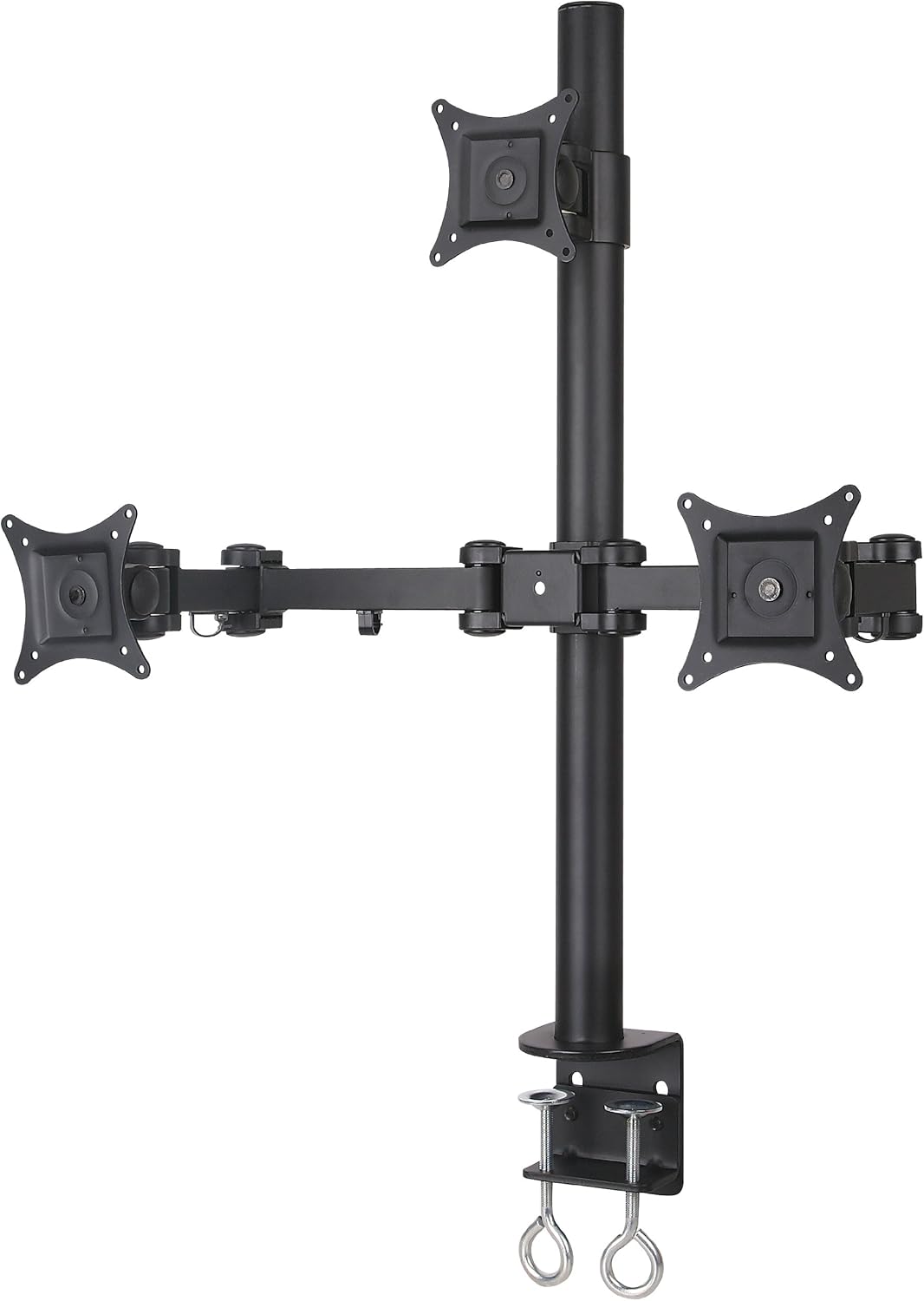 Mount-It! Vertical Triple Monitor Stand for 13 to 27-Inch Screens ...