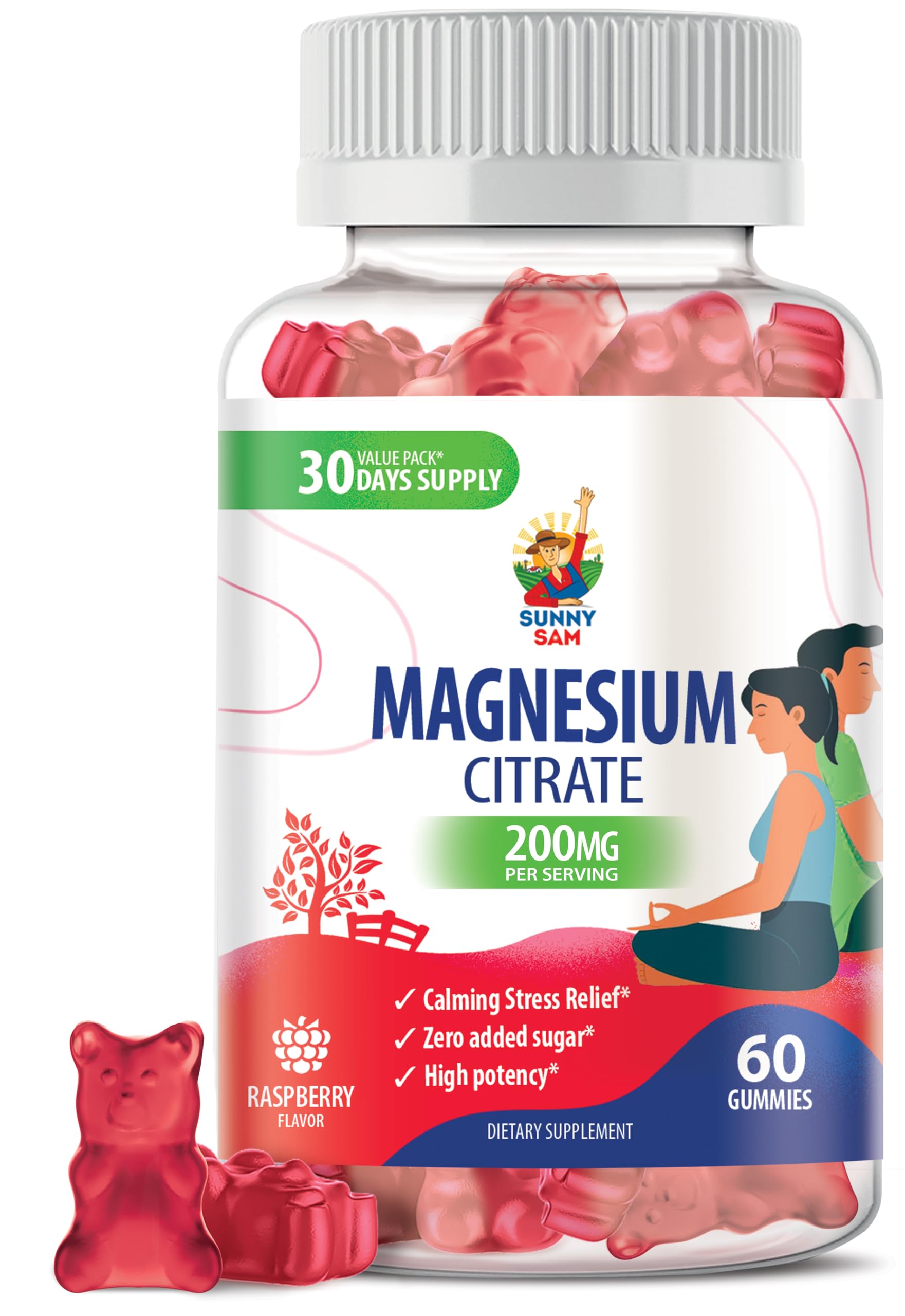 Mua Magnesium Gummies for Kids & Adults - 200mg - Calm Magnesium Chews ...