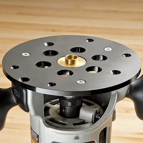 Rockler Guide Bushing Router Plate - Router Plate Features 1-1/4 ...