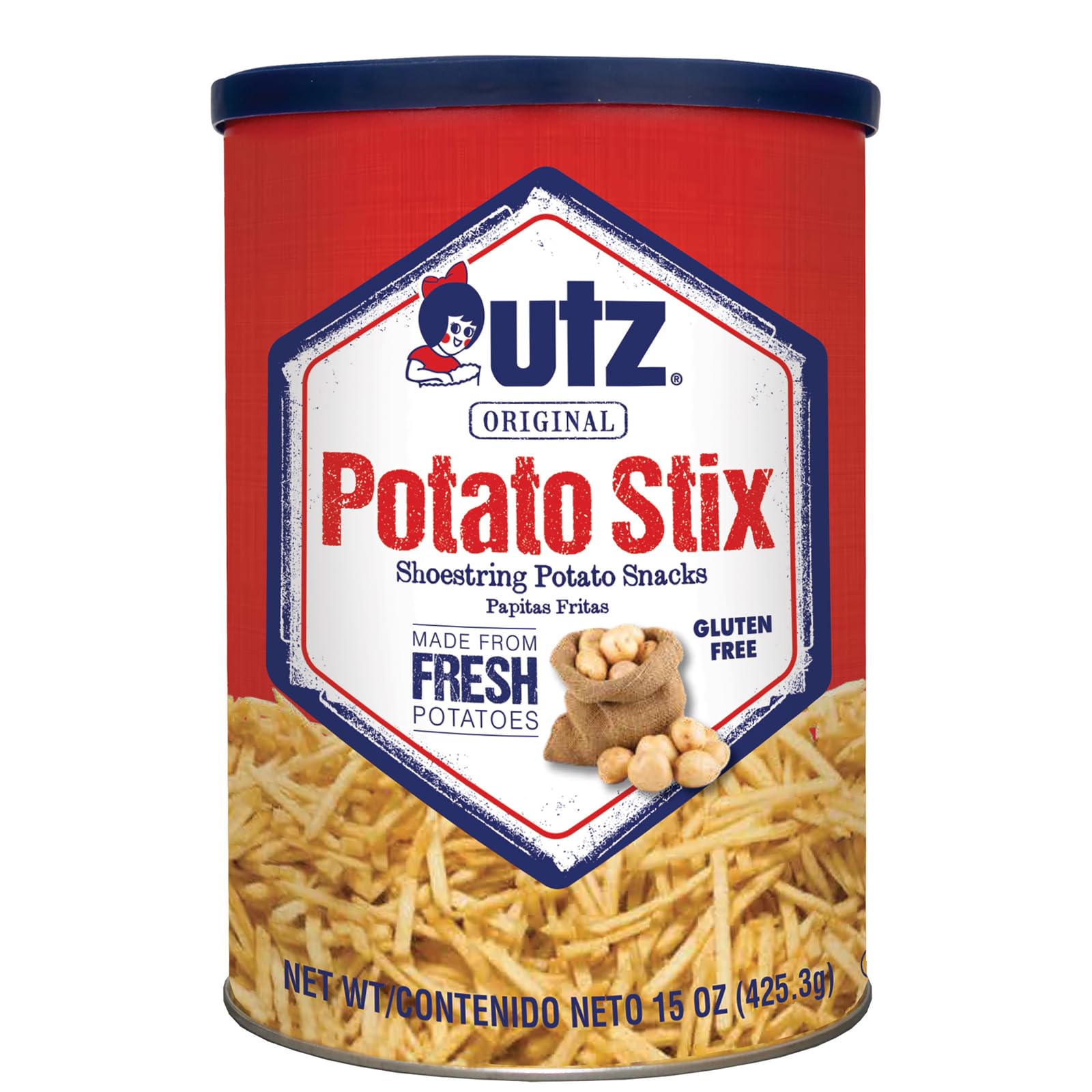 Mua Utz Potato Stix, Original – 15 Oz. Canister – Shoestring Potato ...