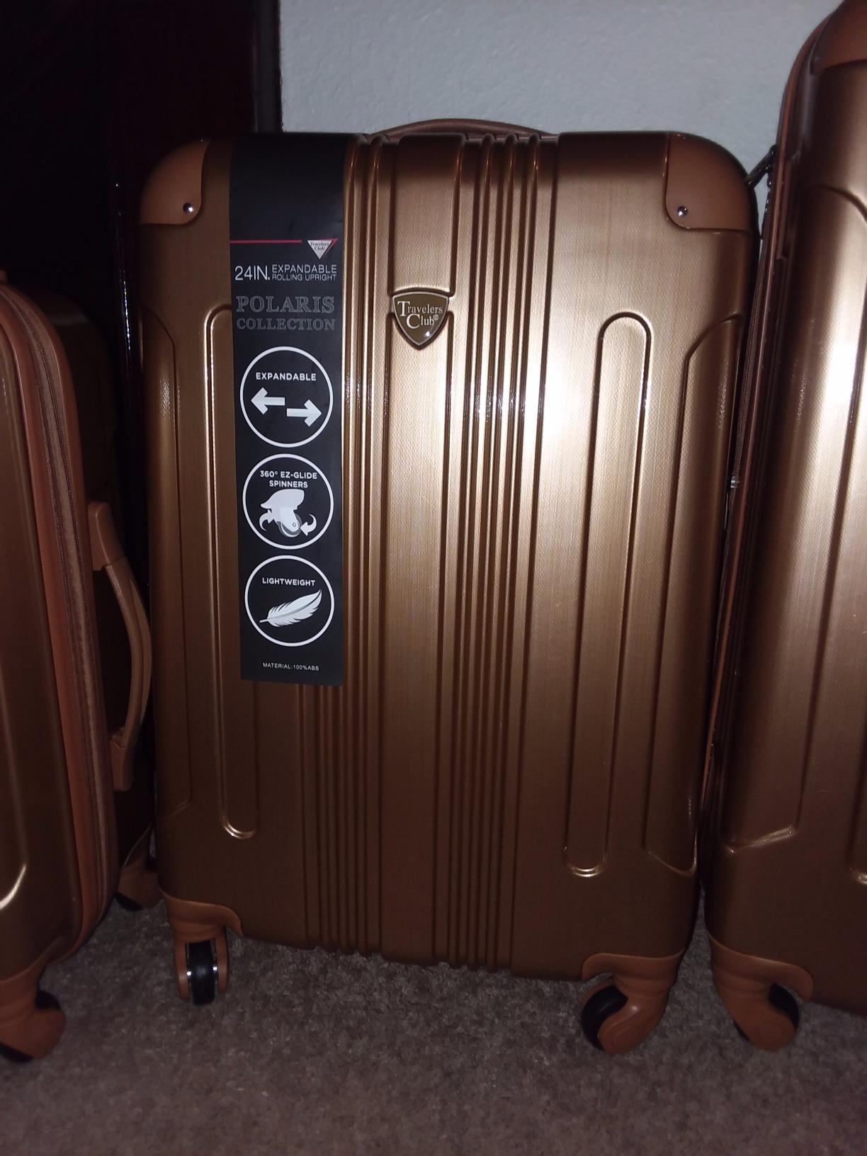 $20/mo - Finance kensie Women's Alma Hardside Spinner Luggage, Metallic ...