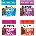 Amazon.com: Flackers Organic Flax Seed Crackers Variety Pack, Sea Salt ...