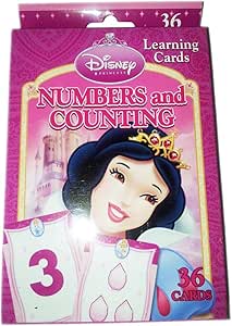 Amazon.com: Disney Princess Numbers and Counting Learning Game Cards ...