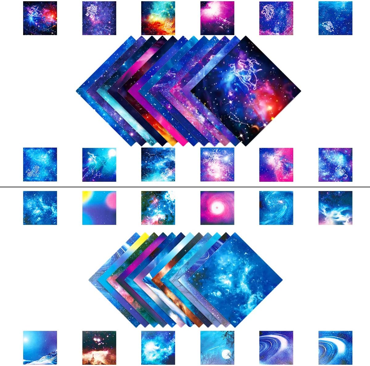 200 Sheets Origami Paper, Double Sided Vivid Coloured Origami Paper ...