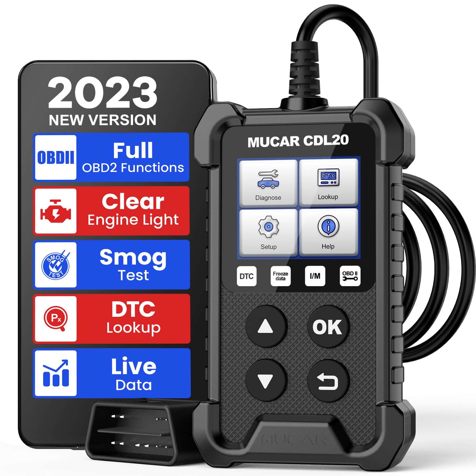 Mua MUCAR CDL20 Universal OBD2 Scanner, Check Engine Car Code Reader ...