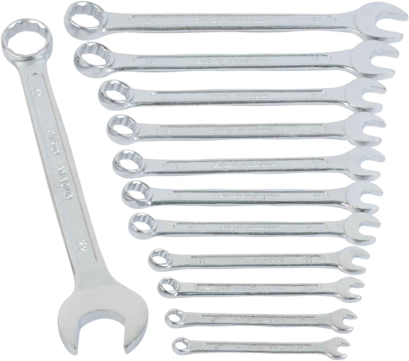 Mannesmann - M 130-12 – Set chiavi ad anello e chiavi inglesi, 12 pz ...