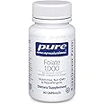 Amazon.com: Pure Encapsulations Folate 1000 | Hypoallergenic Supplement ...