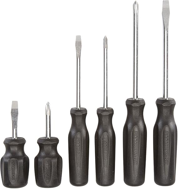 6 Pc Screwdriver Set PittsBurgh - - Amazon.com