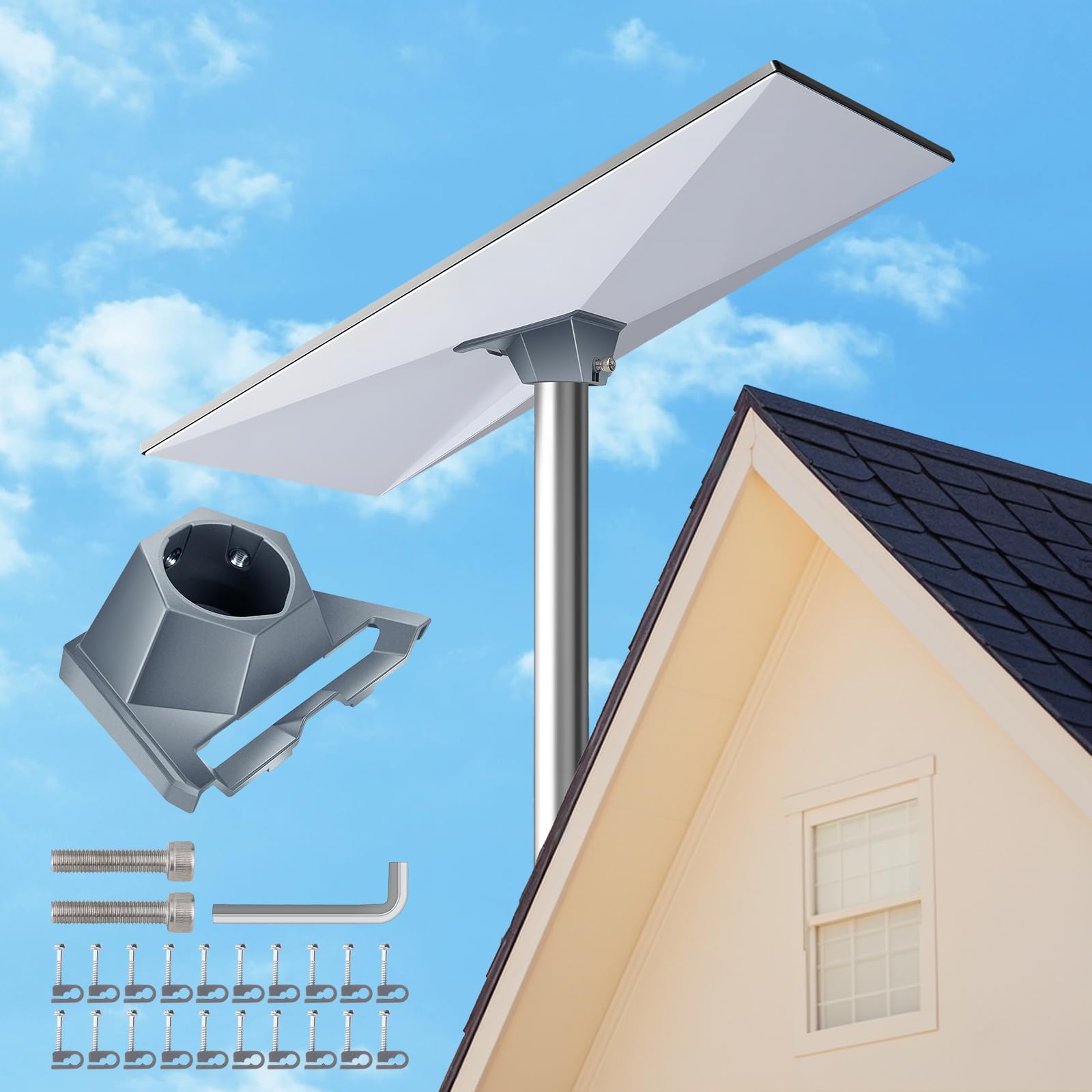 Starlink Gen 3 Pipe Adapter, Starlink Gen 3 Pole Mount,Upgraded&Reinforced Starlink roof Mounted ...