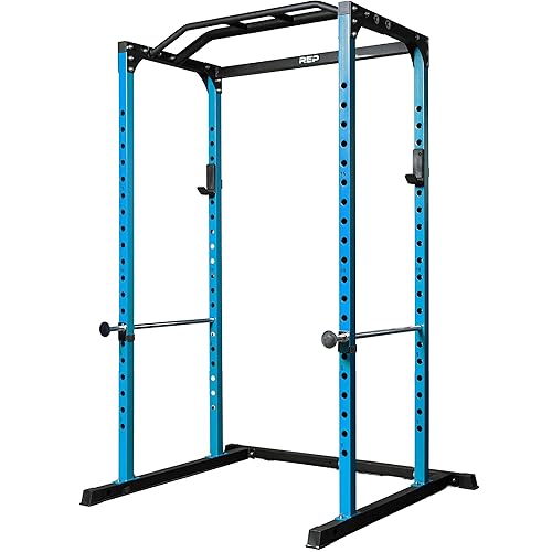 Rep PR-1100 Power Rack - 700 lbs Rated Lifting Cage for Weight Training ...