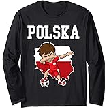 Amazon.com: Polska Soccer Poland Polish Dabbing Football T-Shirt ...