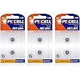 Amazon.com: PKCELL AG3 1.5V Battery LR41 392 384 192 Button Alkaline Cell for Digital ...