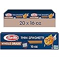 Amazon.com : Barilla Whole Grain Pasta, Thin Spaghetti, 16 Ounce (Pack ...