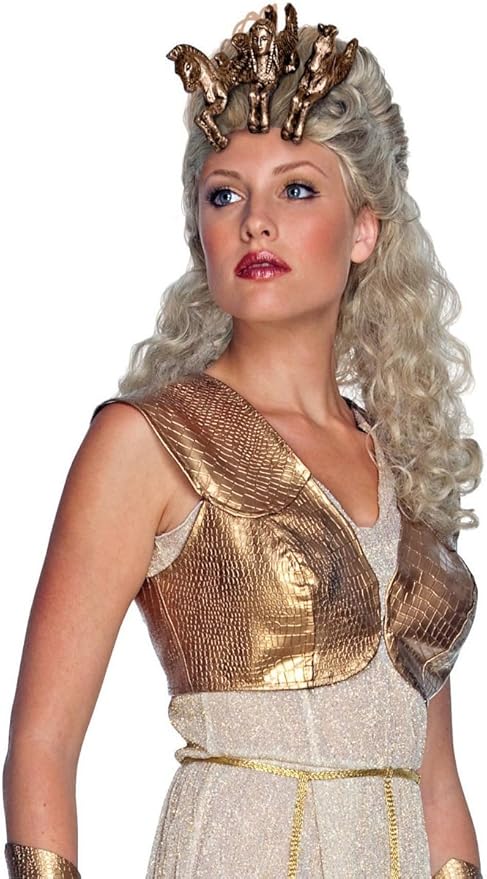 Amazon.com: Clash of the Titans Athena Wig with Headpiece: Toys & Games