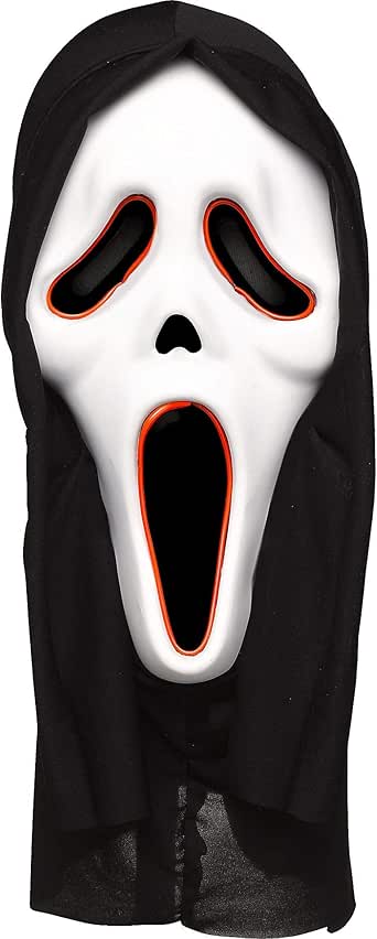 Amazon.com: Fun World Adult Scream Illumo Ghostface Costume Mask: Clothing