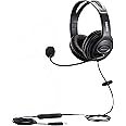 Amazon.com: USB Headset with Microphone Noise Cancelling & Mic Mute ...