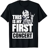 Amazon.com: Retro This is My First Concert Shirt Kids for Men Women T ...
