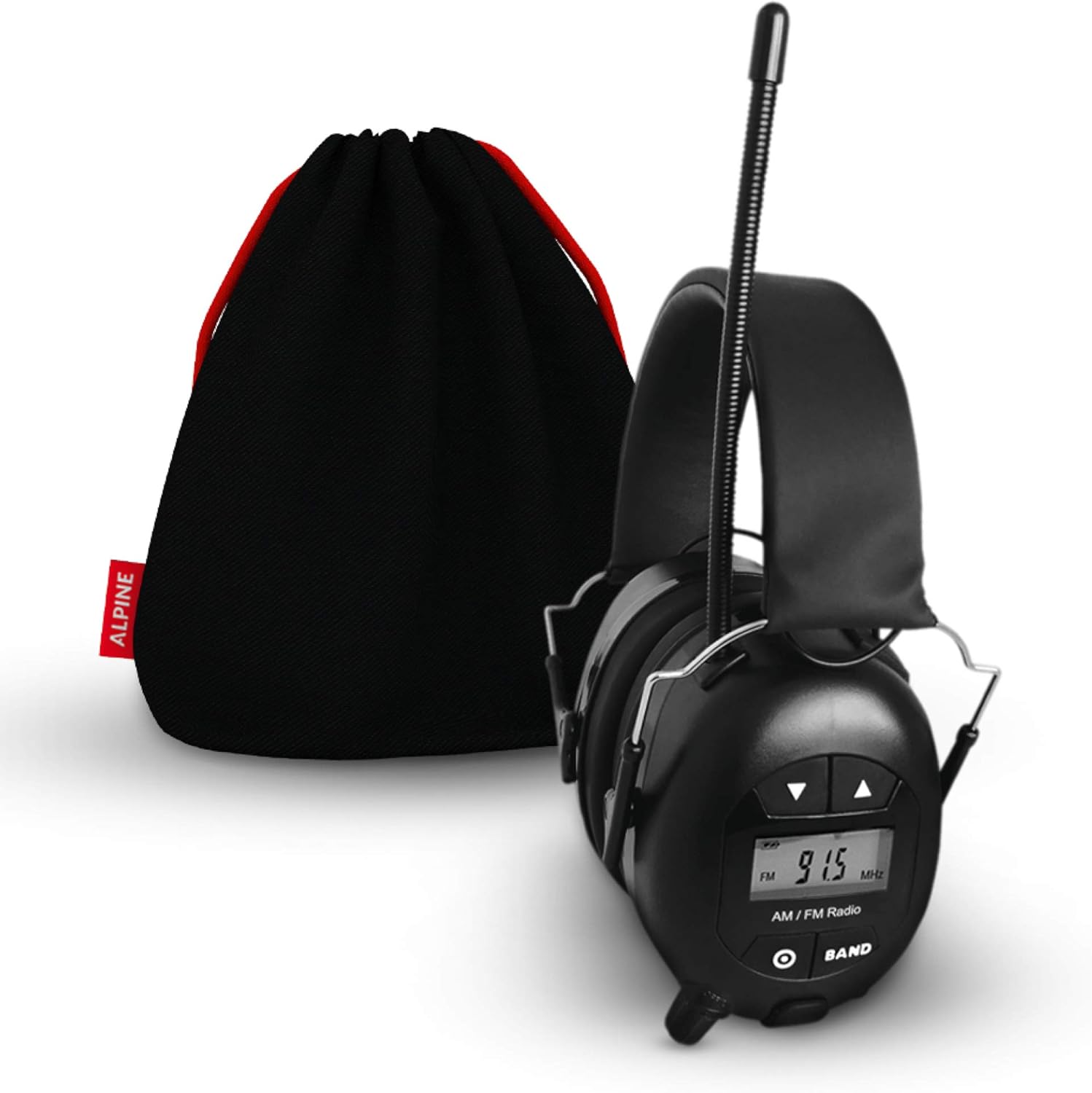 Alpine Radio Ear Defenders – Safety Ear Muffs with AM/FM Radio Receiver ...