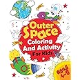 Outer Space Coloring and Activity Book: Outer Space Coloring with Space ...