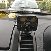 Pure Highway 400 In-Car DAB/Audio Adapter with Bluetooth Music, Black ...