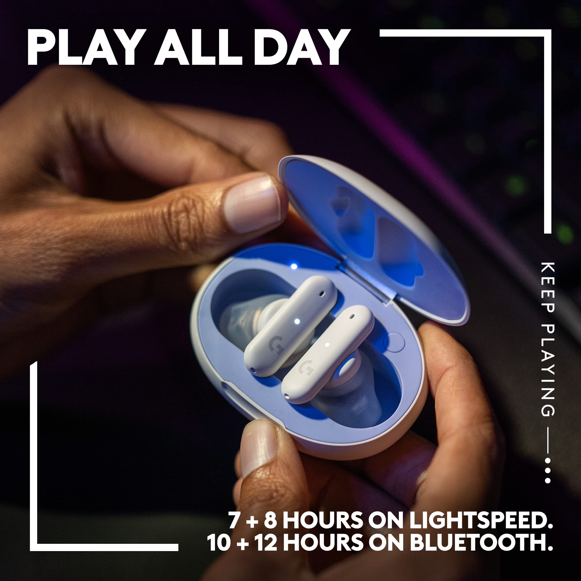 Logitech G FITS True Wireless Gaming Earbuds, Custom Molded Fit ...