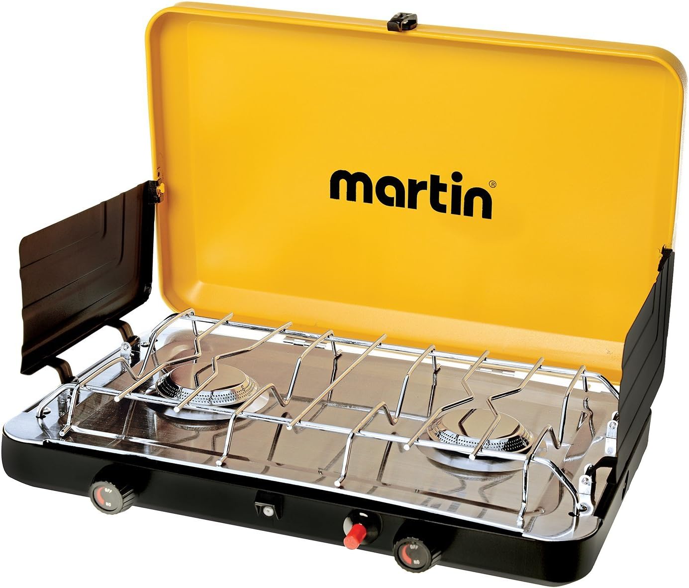 Review MARTIN 2 Burner Propane Stove Grill Gas 20 000 Btu Outdoor Trip ...