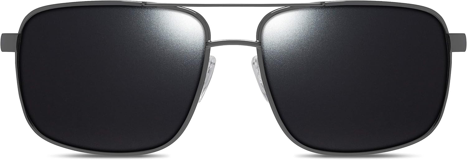 Amazon.com: Dillon Optics George Polarized Sunglasses (Gun Metal, Black ...
