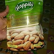 Happilo 100% Natural Premium Californian Almonds, 200g: Amazon.in ...