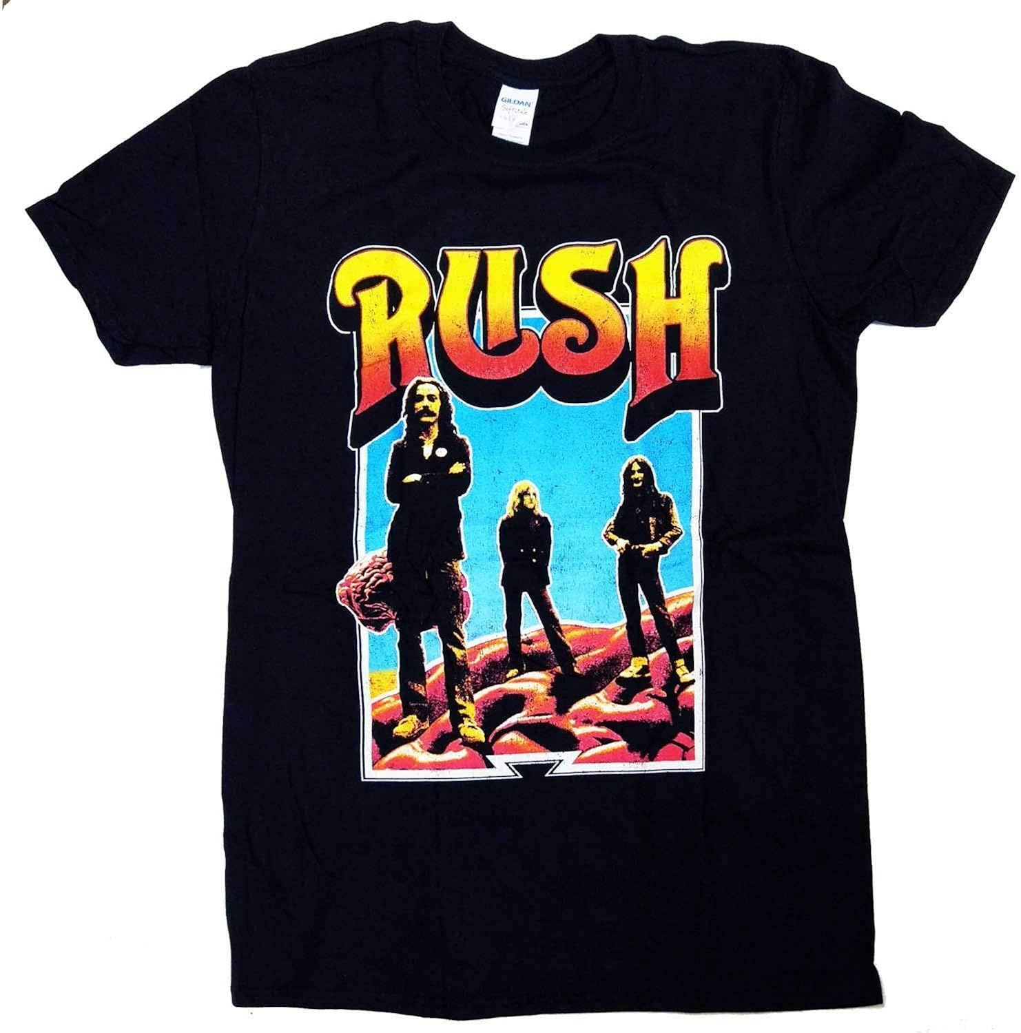 Rush T Shirt - Hemispheres Retro Full Colour Distressed 100% Prog Rock ...