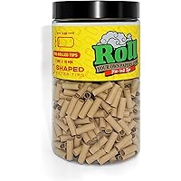 ROLLYOUROWNPAPERS | Unbleached Pre rolled tips | 500 Tips | Ø7mm ...