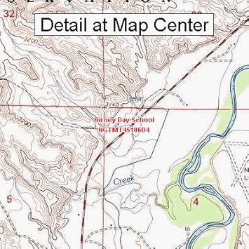 Amazon.com : USGS Topographic Quadrangle Map - Birney Day School ...