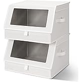 Amazon.com - GRANNY SAYS Stackable Storage Bins Open Front, Closet ...