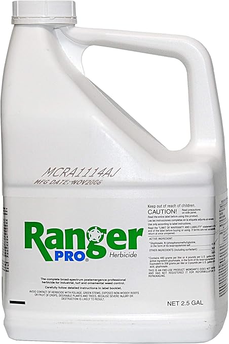 Amazon.com : Ranger Pro Herbicide - 1 jug (2.5 Gal.) : Garden & Outdoor