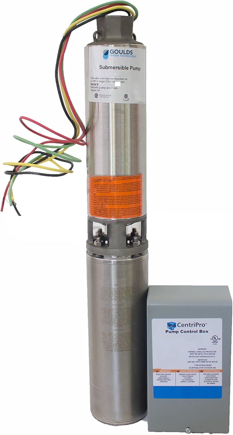 Goulds 7GS30412C 3HP 230V Submersible Water Well Pump 7GPM - - Amazon.com