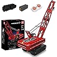 Amazon.com: Mould King 15070 Crawler Crane Building Block Kit, Heavy ...