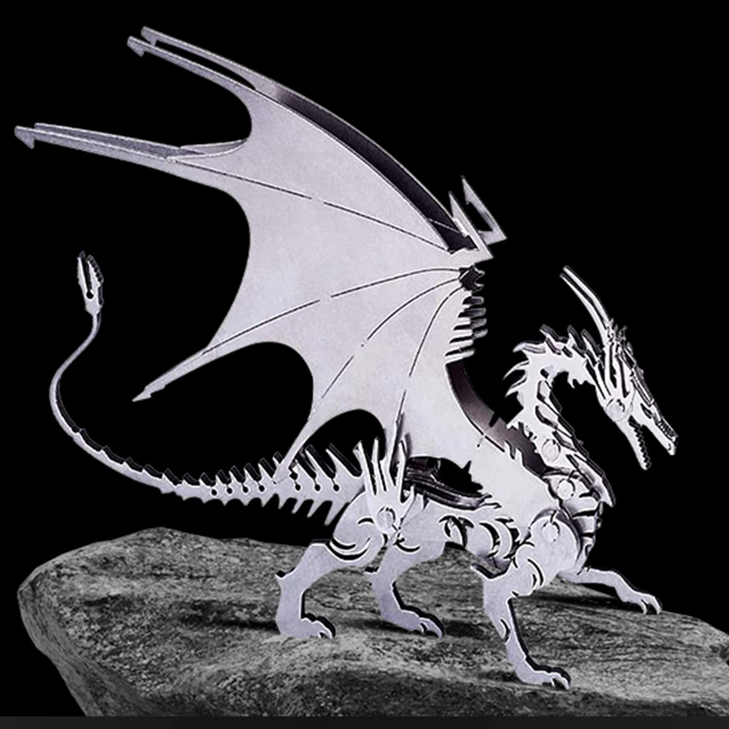 Mua Microworld 3D Metal Puzzle, Mechanical Charizard Metal Model Kits ...