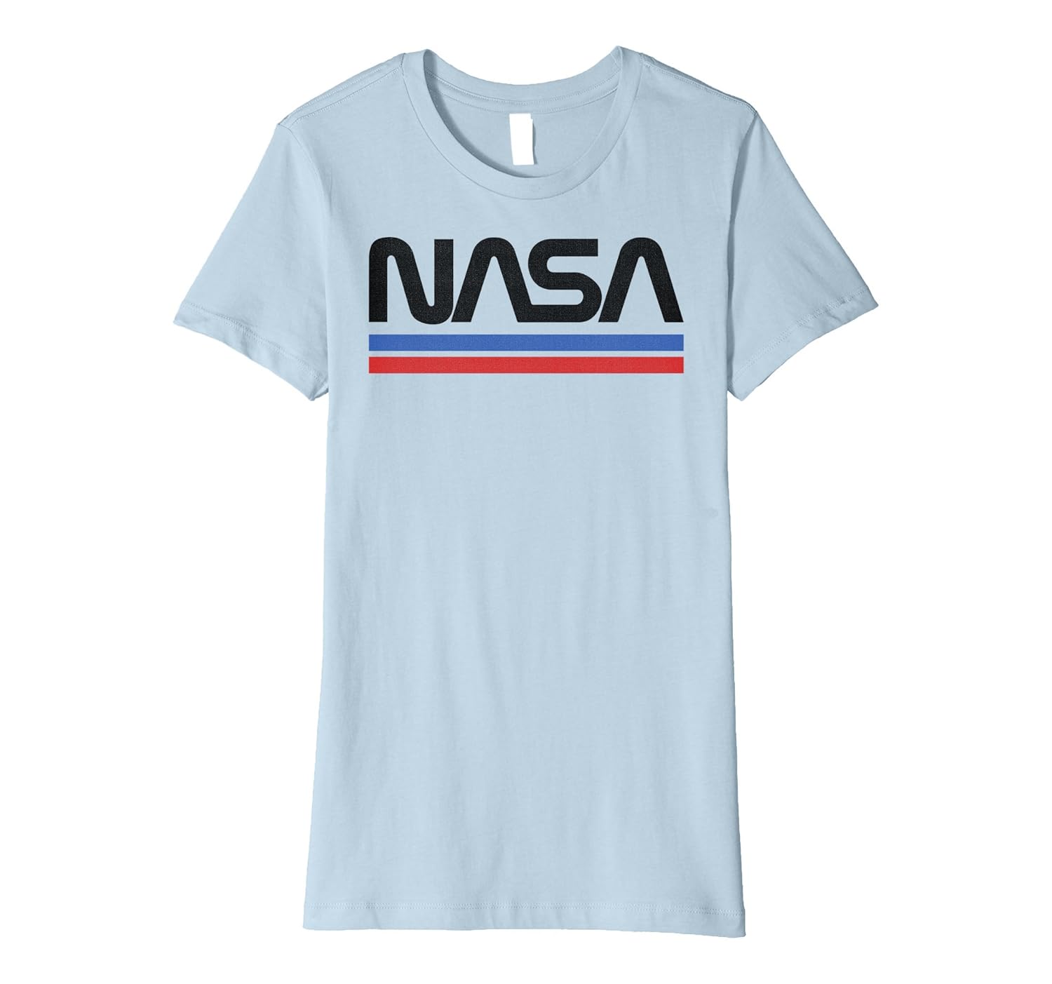 NASA Red Blue Stripe Minimal Logo Vintage Premium T Shirt-4LVS – 4loveshirt