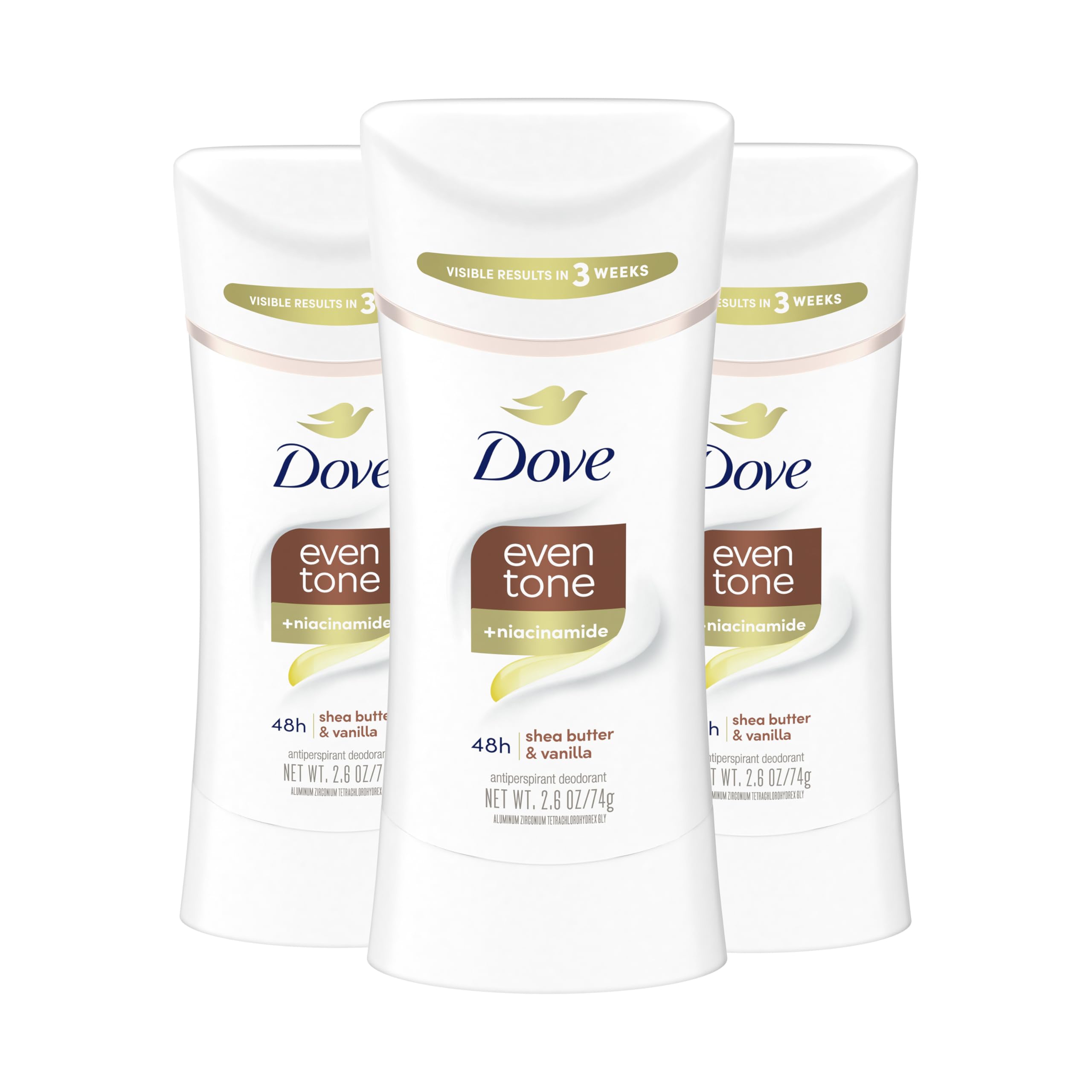 Dove Antiperspirant Deodorant Stick Even Tone Shea Butter & Vanilla ...