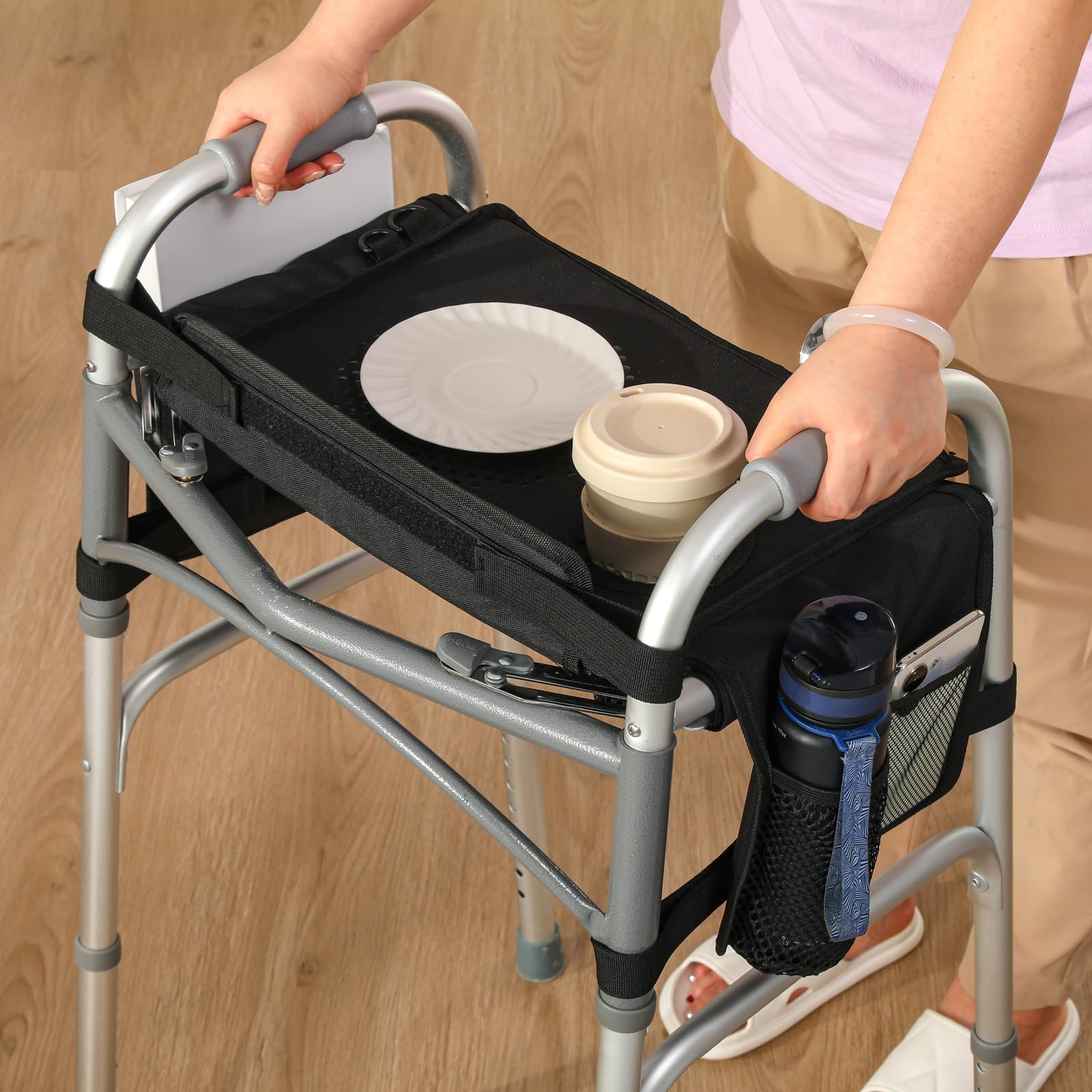 Tray for Walkers for Seniors with Cup Holder - Walker Accessories ?w ...