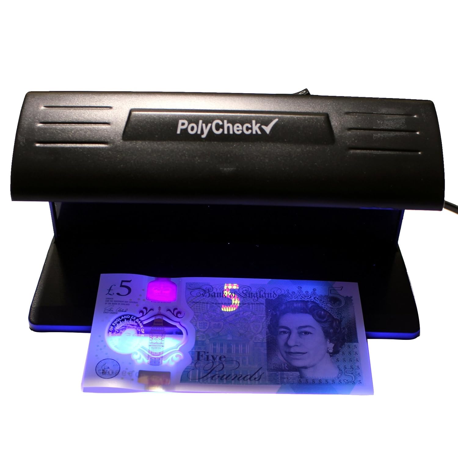 PolyCheck 2-in-1 UV Counterfeit Money Detector with White LED Light – BigaMart