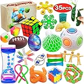 Amazon.com: PP PHIMOTA Sensory Toys Set 55 Pack, Stress Relief Fidget ...