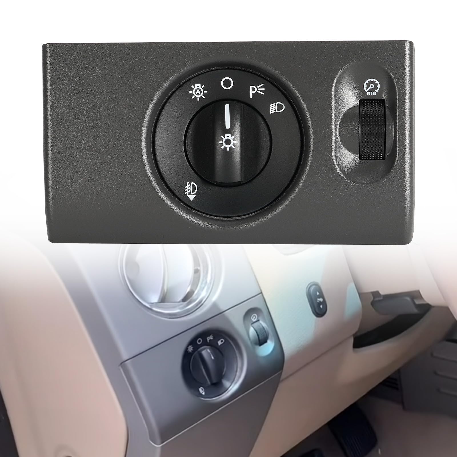 Kozlira Headlight Headlamp Control Switch 5L3Z-11654-DAB Compatible ...