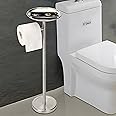 Amazon.com: Noonext Toilet Paper Holder Stand with Shelf, Freestanding ...