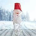 Amazon.com : Shitailu Santa Claus 3D Windsock with Little Bell ...