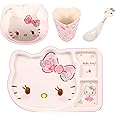 Amazon.com: Hello Kitty Bear Sakura Cute Pink Dinnerware Flatware Meal ...