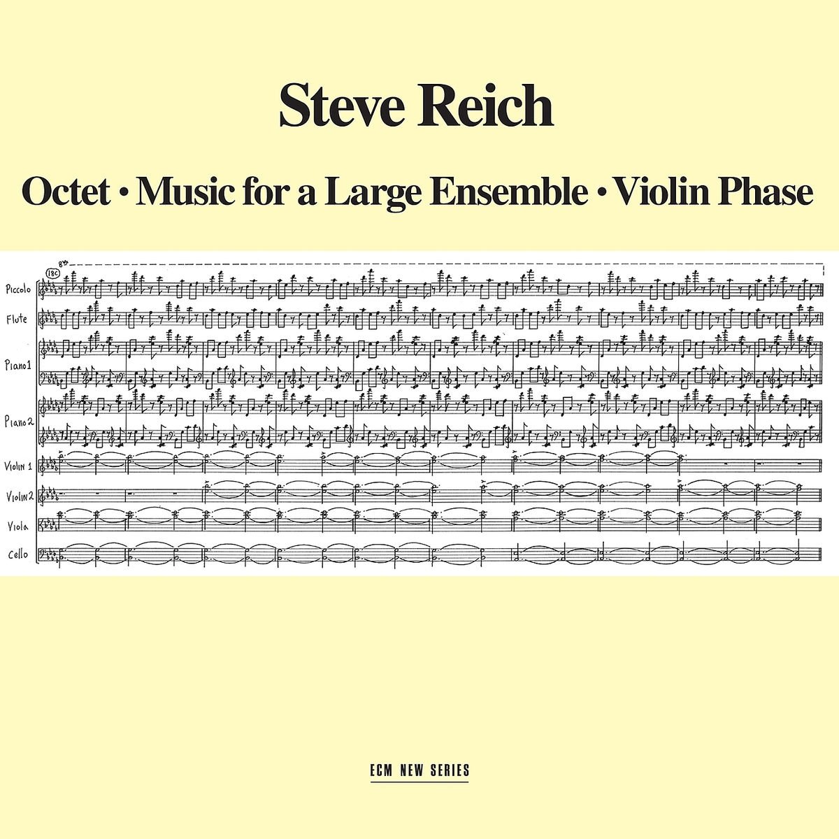 Steve Reich, Various - Steve Reich: Octet / Music for a Large Ensemble ...
