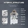 304 Stainless Steel Fully Automatic Water Level Control Float Valve, 1/ ...