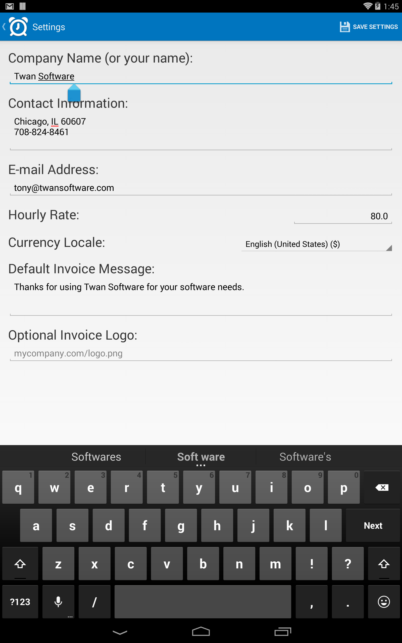 Time Tracker Pro:Amazon.com:Appstore for Android