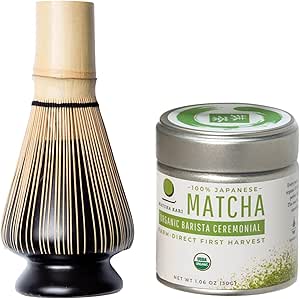 Amazon.com: Dr. Weil Matcha Kari - Mini Matcha Tea Set - Organic Barista Ceremonial Grade ...